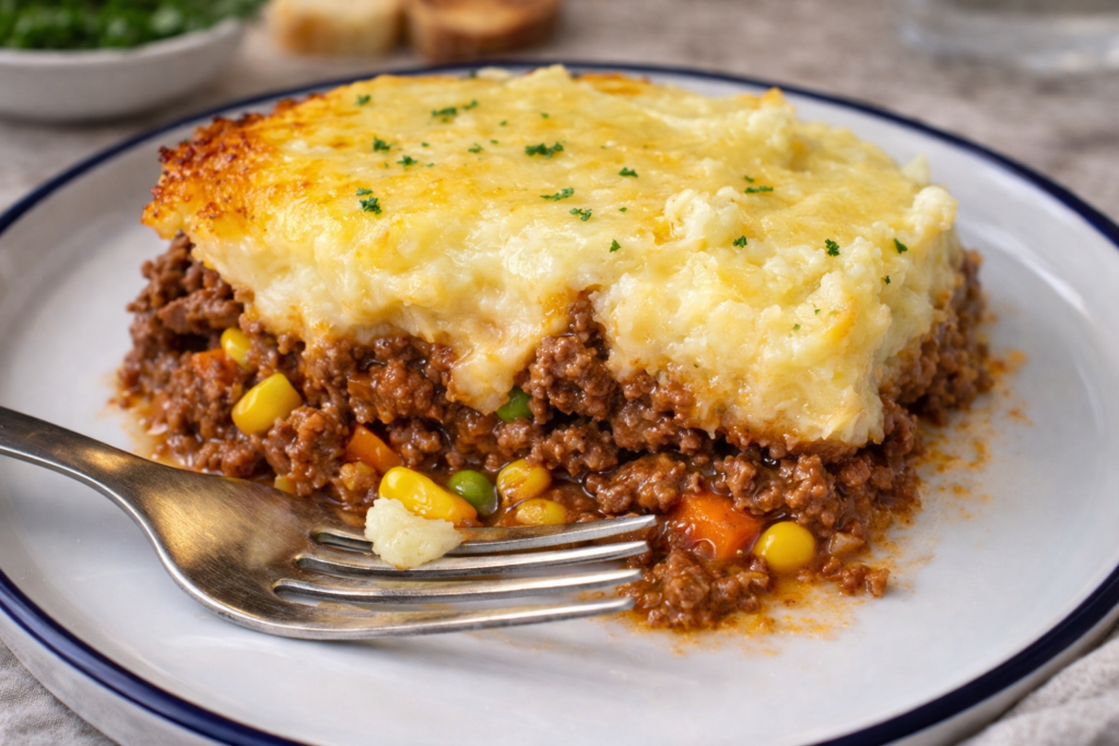 Cottage Pie Recipe: Beef Filling and Mashed Potatoes - Camille's ...
